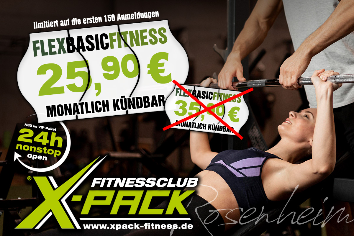 X-Pack Fitnessstudios | Fitness zum fairen Preis - X-Pack Fitnessstudios